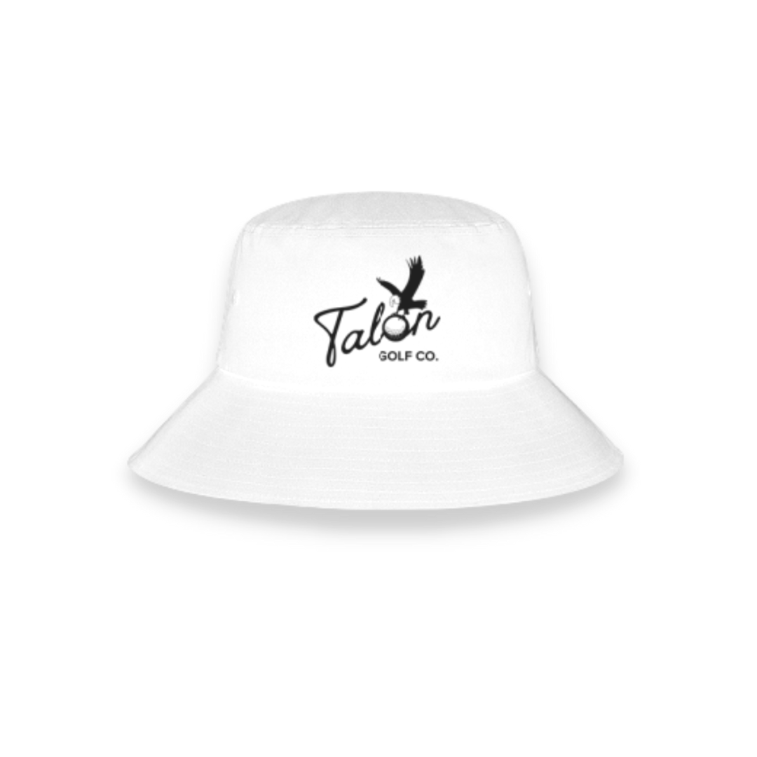 Talon Reversible Bucket Hat -White Logo Black Icon – Talon Golf LLC